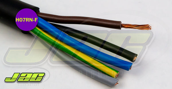 H07RN-F 5c-1.5mm2 - Flexible Rubber Cable - JACDistributors